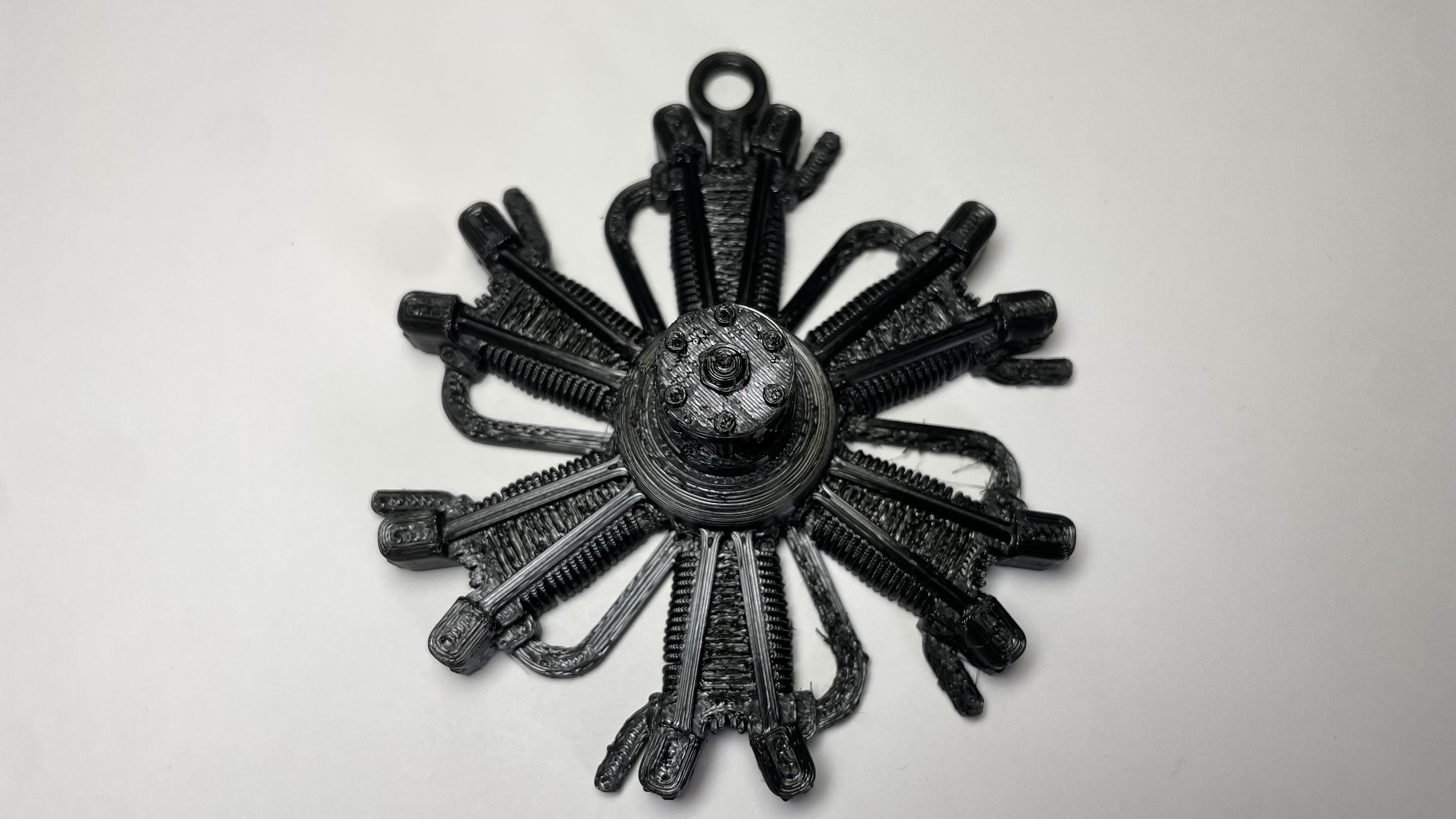 Radial Engine Christmas Tree Ornament By Phabulousphantom Download Free Stl Model