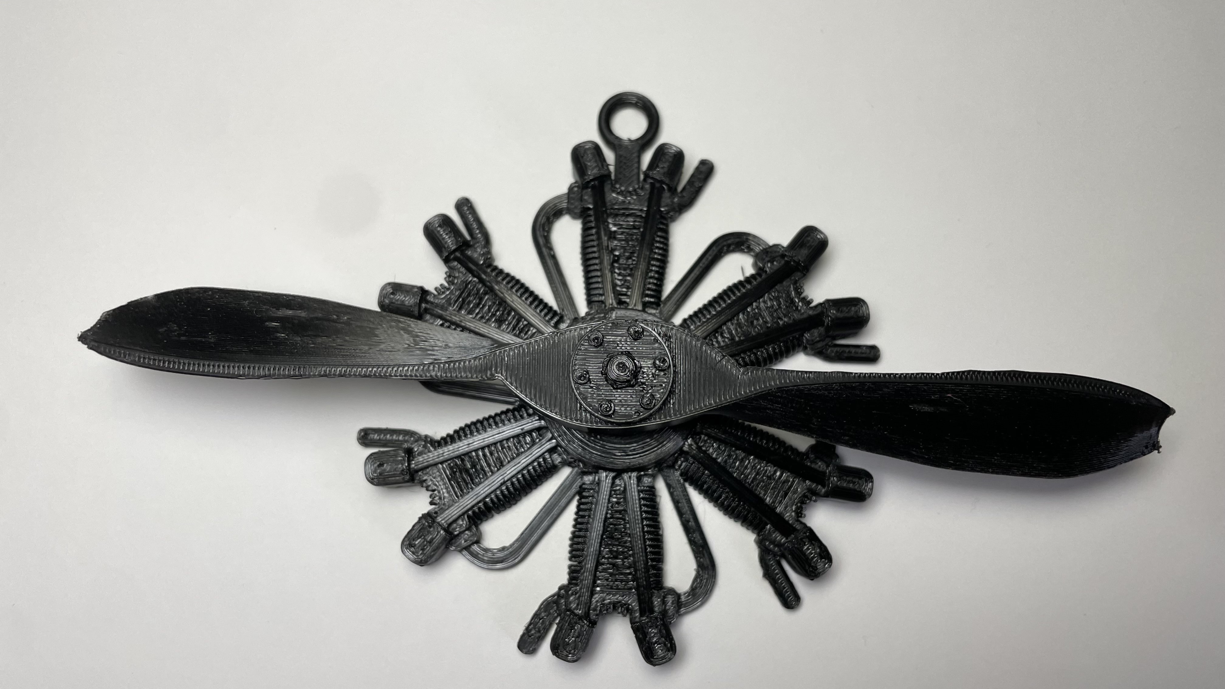 Radial Engine Christmas Tree Ornament By Phabulousphantom Download Free Stl Model