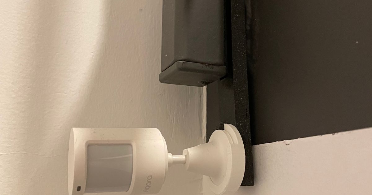 Bracket to attach Aqara motion sensor in verios ways by McDrucki ...