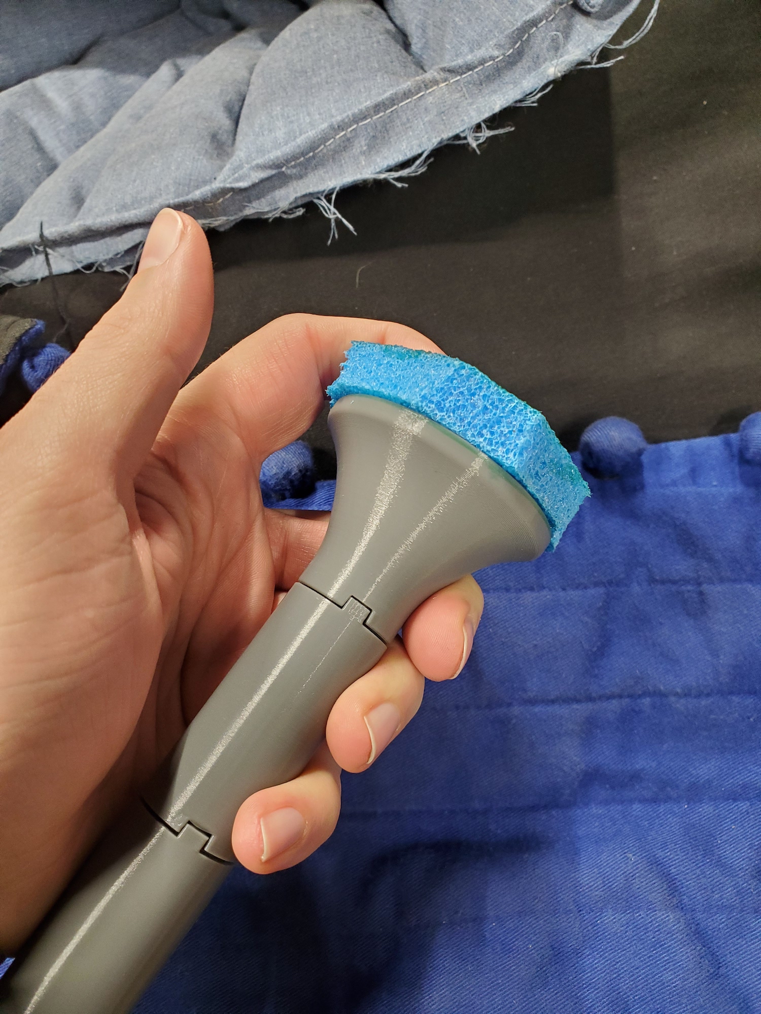 LARP Boffer Sword Pommel Base and Handle by rmwphd | Download free STL ...