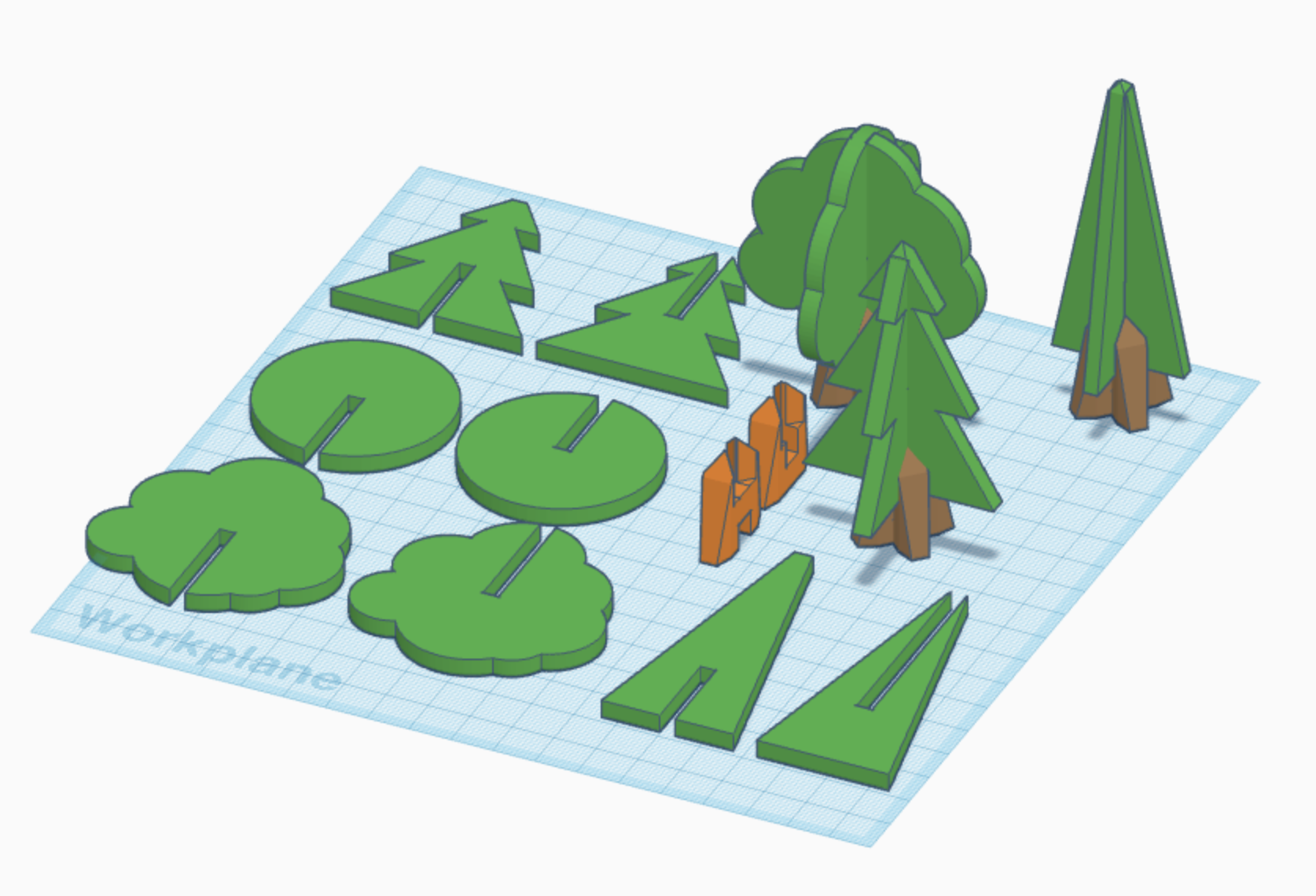 Simple trees by moebio | Download free STL model | Printables.com