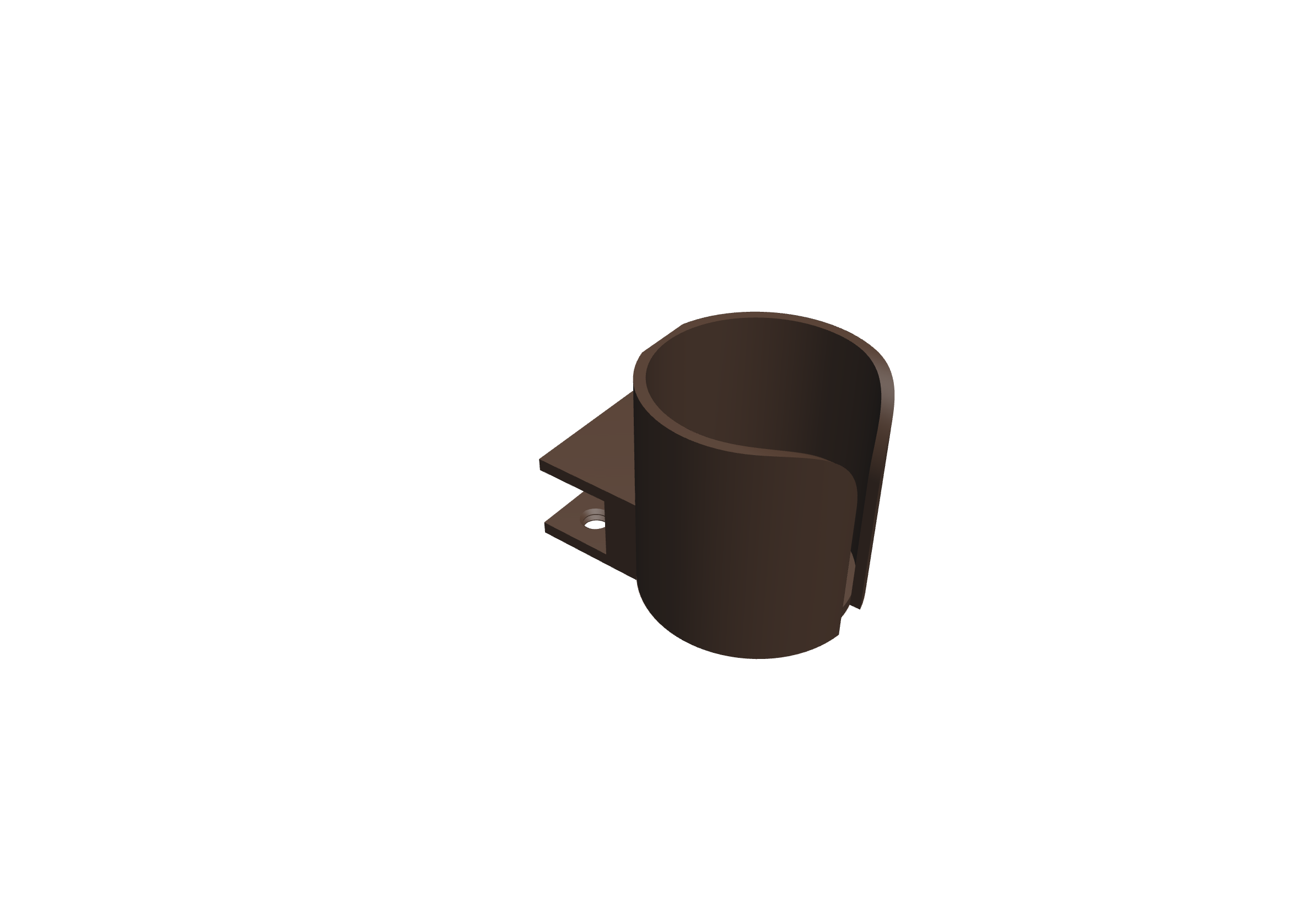 Desk Cup Holder by Wyatt Wehrle | Download free STL model | Printables.com