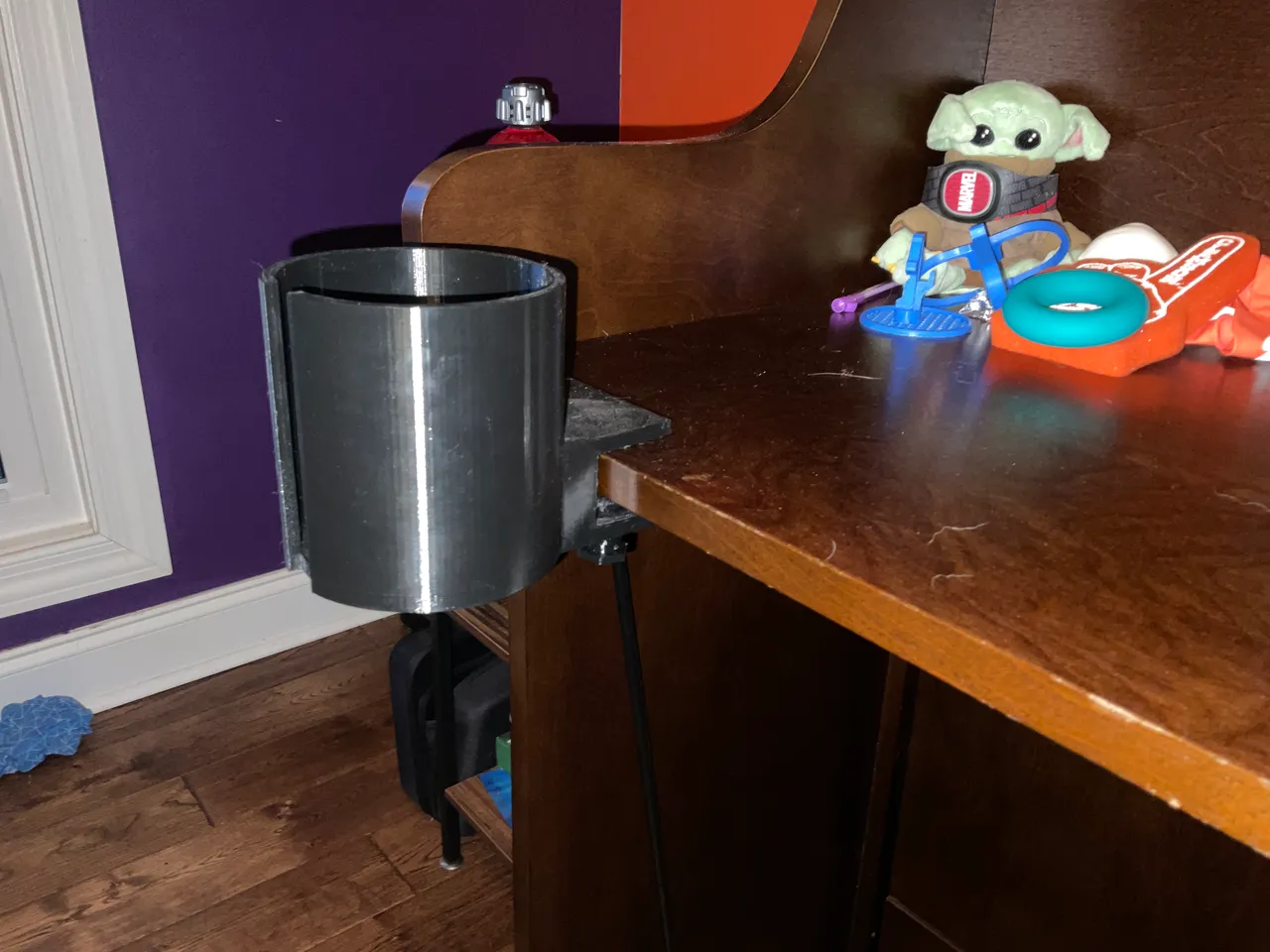 Desk Cup Holder by Wyatt Wehrle | Download free STL model | Printables.com