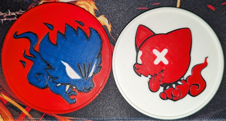Pyro Pup Coasters by sanitywarped | Download free STL model ...