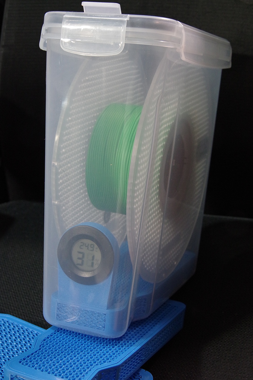 Silica box for a filament storage in the cereal container. Fast print ...