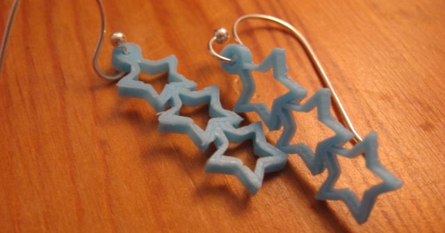 Star Earring by 3Dprintfun | Download free STL model | Printables.com