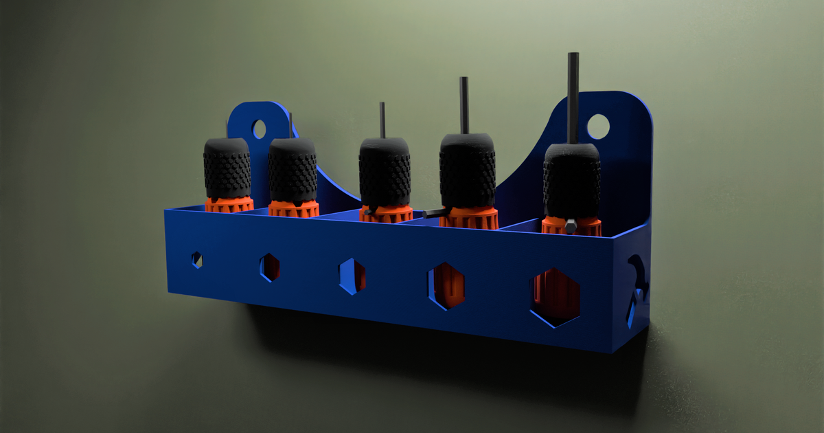 Stubby allen Key Holder by Clay_47 | Download free STL model ...