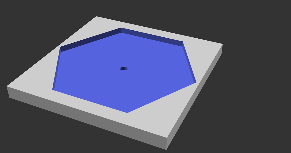 Parametric Hex Template by peterzuger | Download free STL model ...