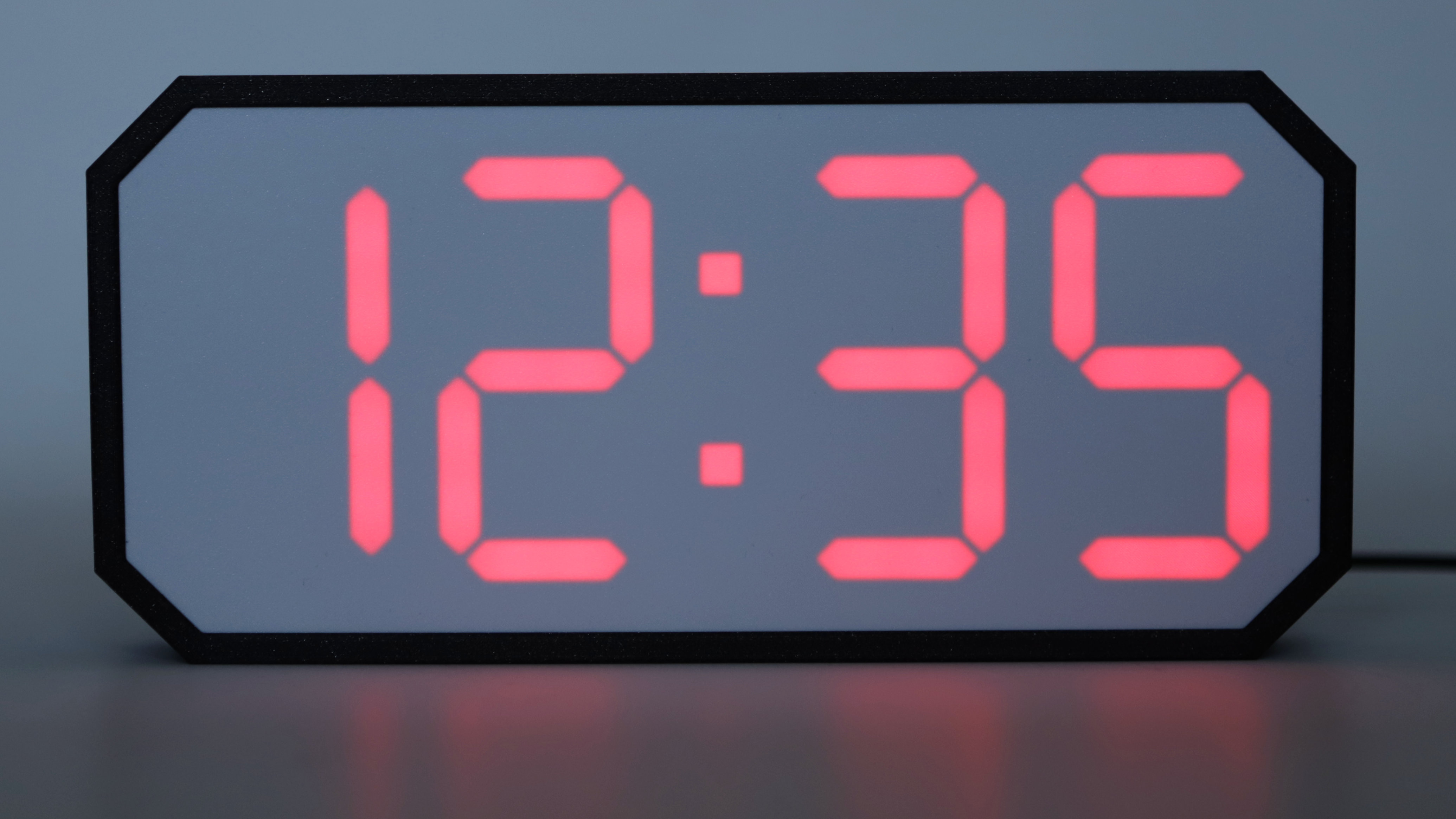 7 Segment LED Clock by Whity | Download free STL model | Printables.com