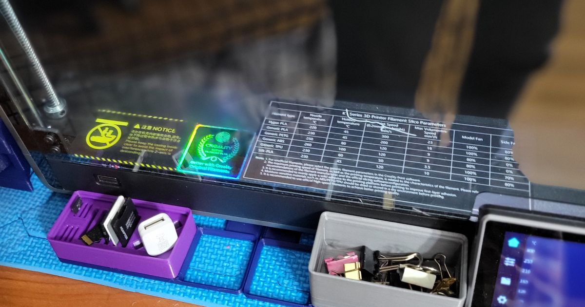 Gridfinity Creality K1 Max Base Connector von D3Dorsett | Kostenloses ...