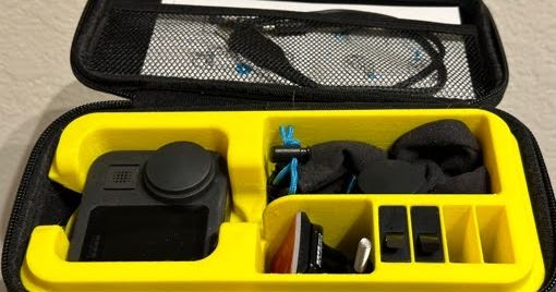 GoPro Max Carrying Case Liner by Nothing | Download free STL model ...