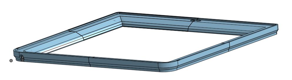 Glass Separation Riser with or without Venting - 12mm LED Strip (No AMS ...