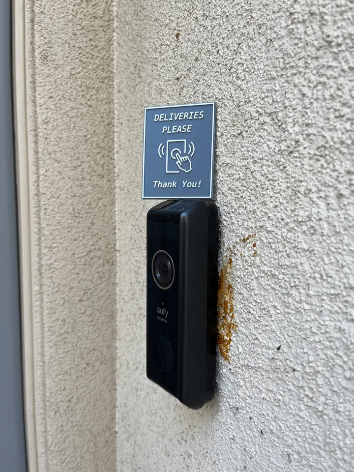 Minimalism Ring Doorbell Sign by Gamma | Download free STL model ...