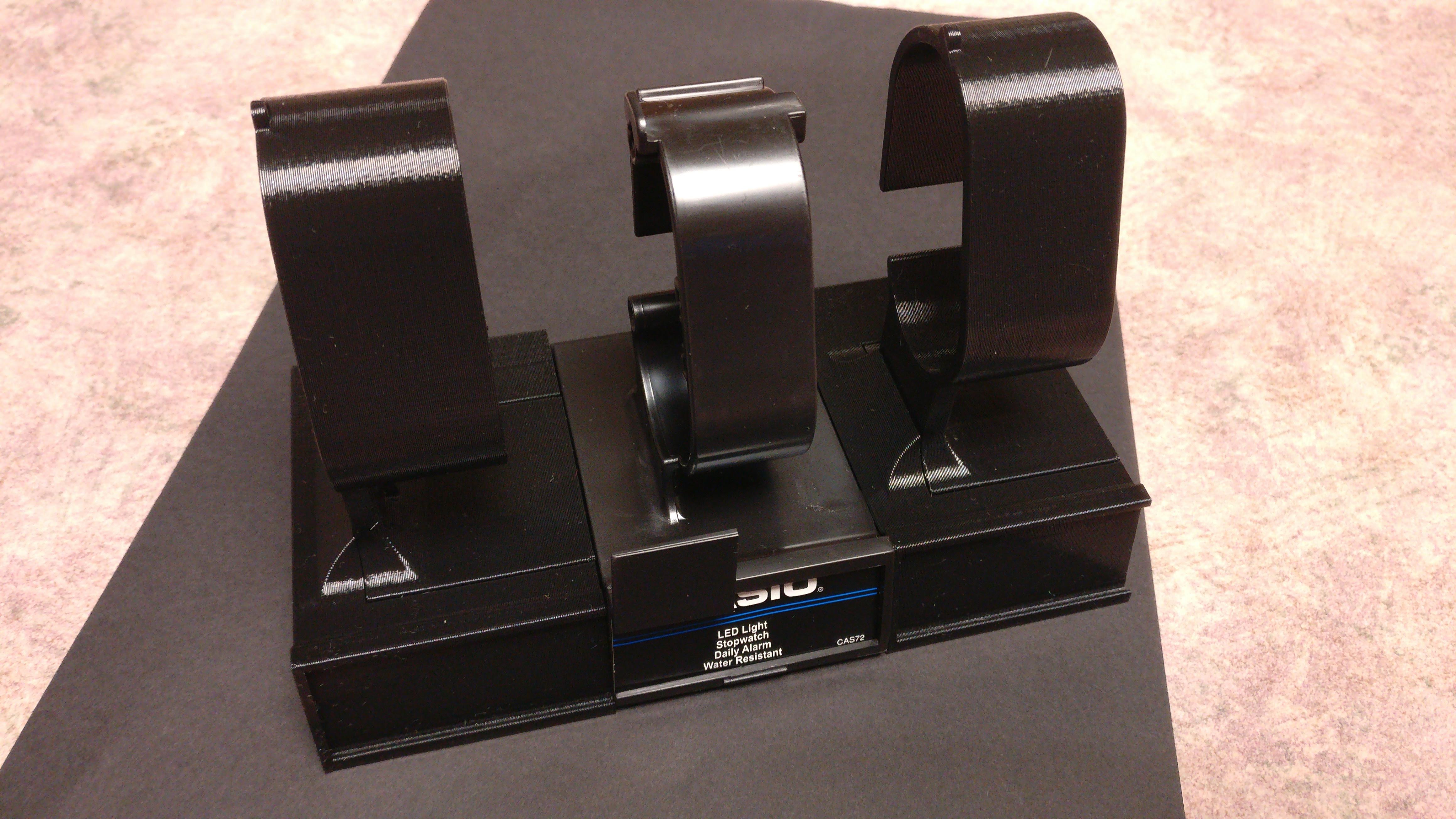 Casio Style Watch Holders for Various Wrist Sizes, No Supports Needed ...