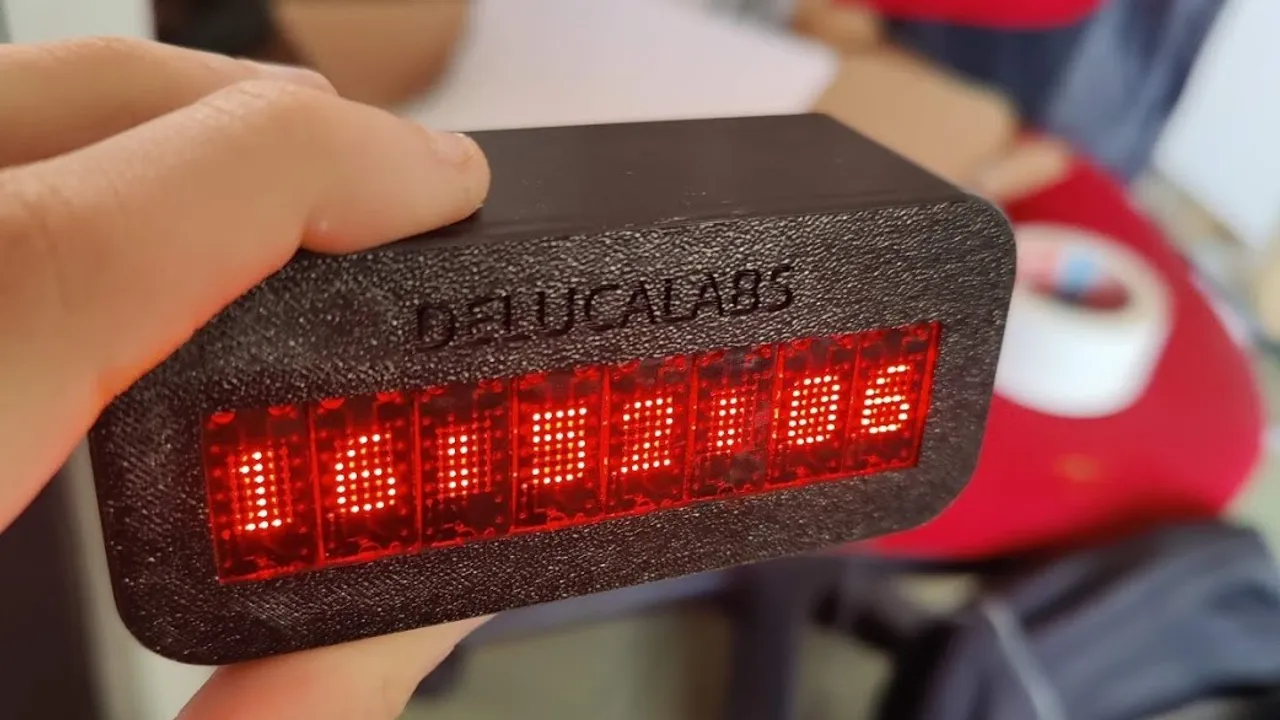 Pixie Clock 6 digits by LorenzoDL | Download free STL model ...