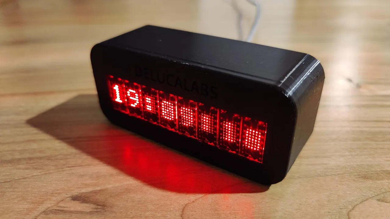 Pixie Clock 6 digits by LorenzoDL | Download free STL model ...