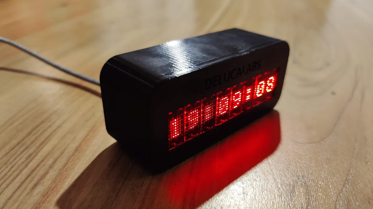 Pixie Clock 6 digits by LorenzoDL | Download free STL model ...