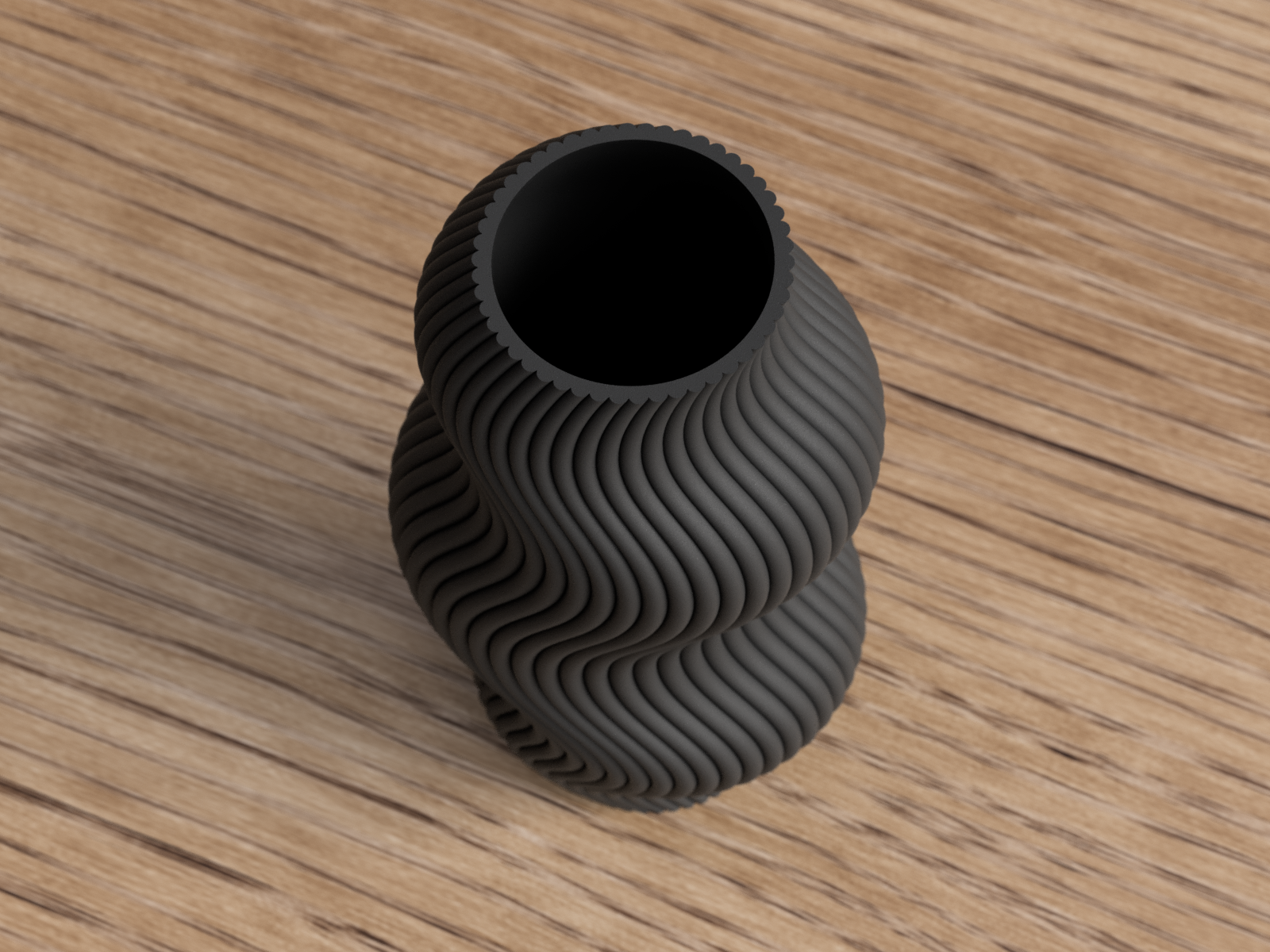 Modern Wavy Vase autorstwa Sabre Design | Pobierz darmowy model STL ...