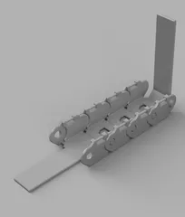 SV08 Shortened Drag Chain Mounting Clip by Atom | Download free STL ...