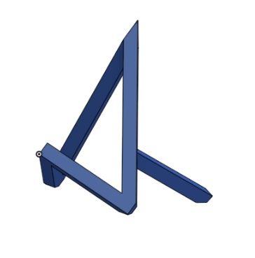 Minimalistický stojan na obal gramodesky, když deska hraje by motorkář ...