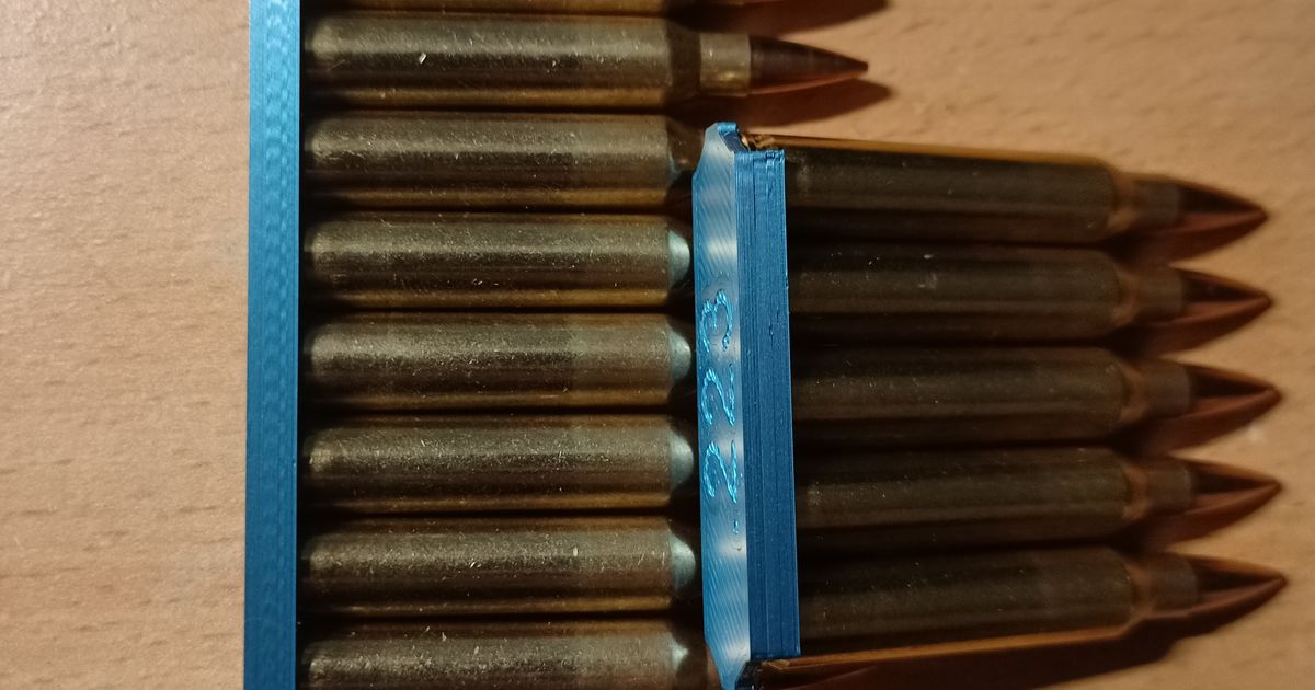 Ammunition Strip (multiple caliber) by FW_3D | Download free STL model ...
