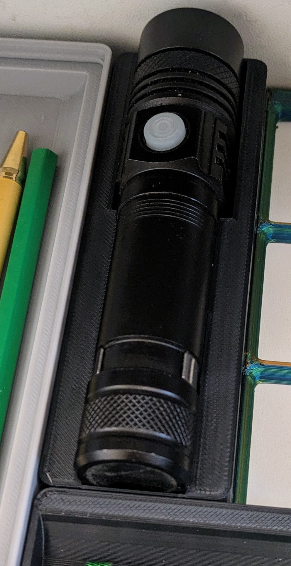 GF Gridfinity horizontal generic flashlight. by Ian | Download free STL ...