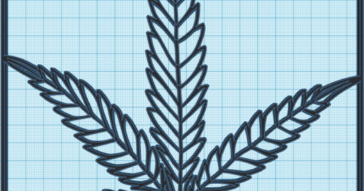 Hemp Leaf Wall Art by IngosKreativStore | Download free STL model ...