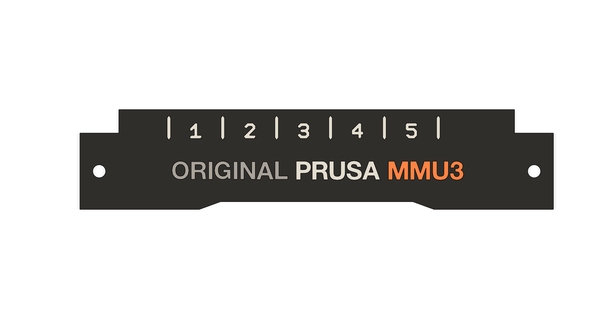 MMU3 Label Plate by ToanN | Download free STL model | Printables.com
