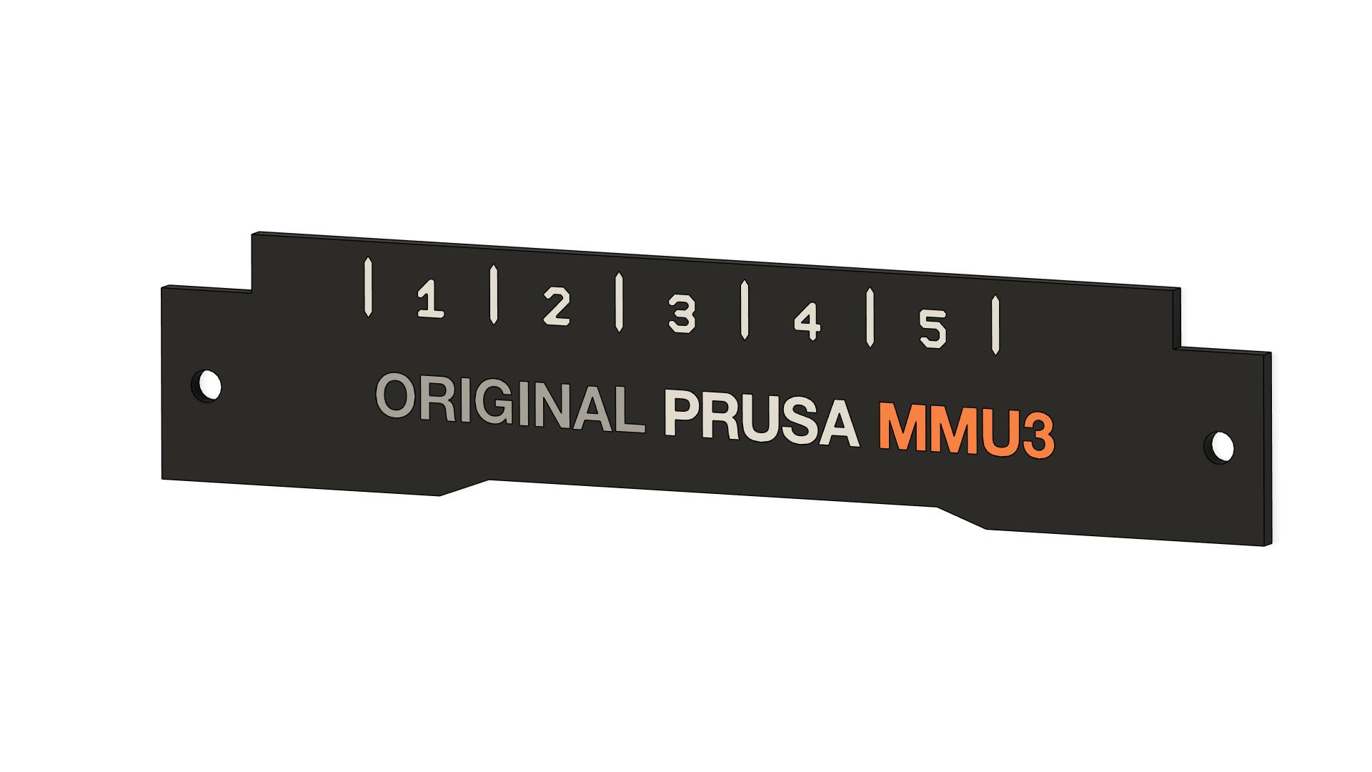 MMU3 Label Plate by ToanN | Download free STL model | Printables.com