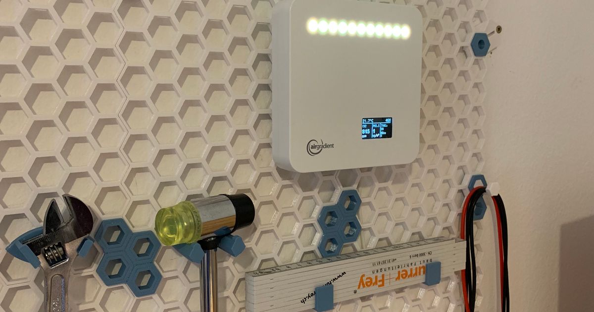 AirGradient PRO HSW mount by riccapet | Download free STL model ...