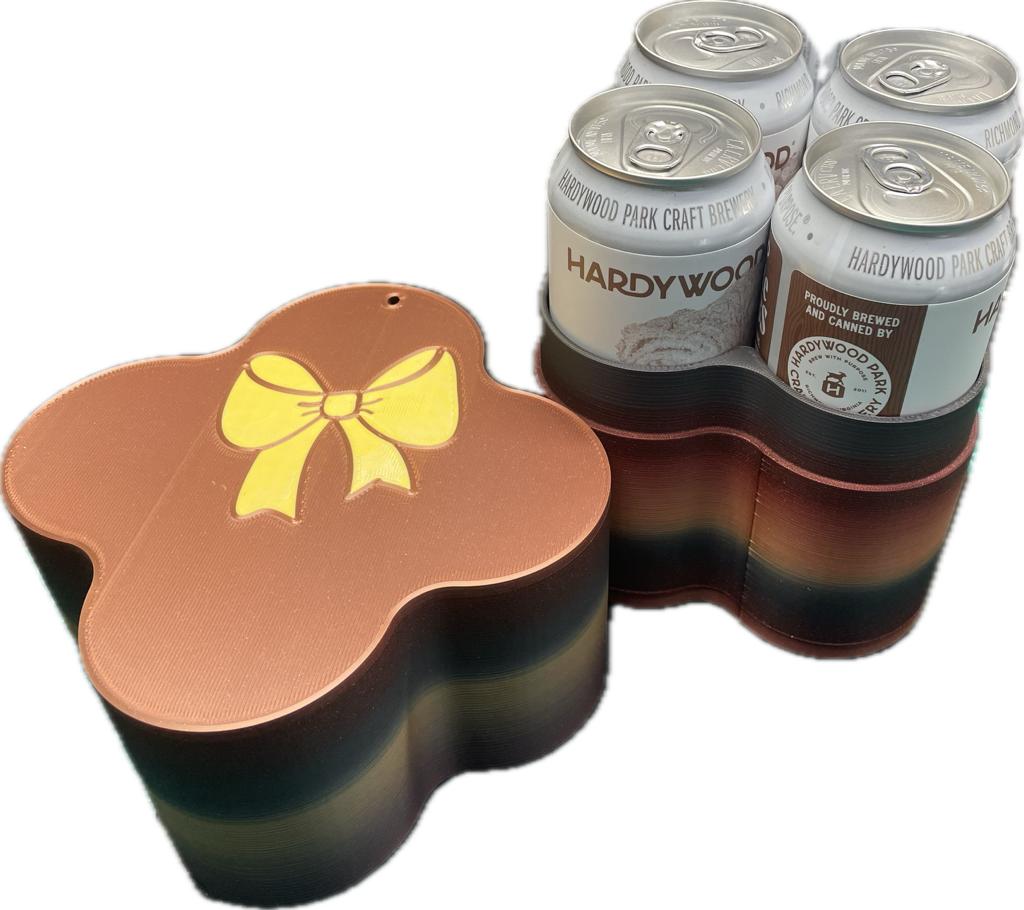 16oz Beer Gift Pack Carrier / Box by George | Download free STL model ...