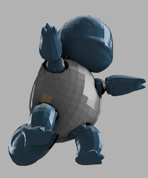 Squirtle - Articulated Model (Beta Model) von Mano Digital ...
