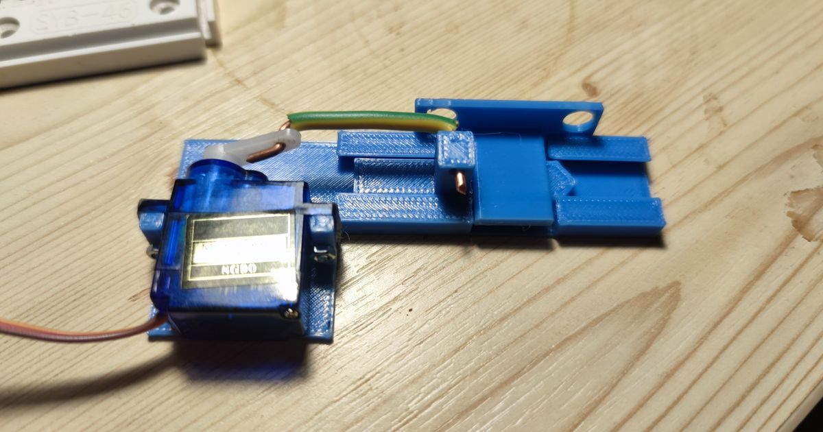 Servo operated lock (remix) by Petr Brouzda | Download free STL model ...