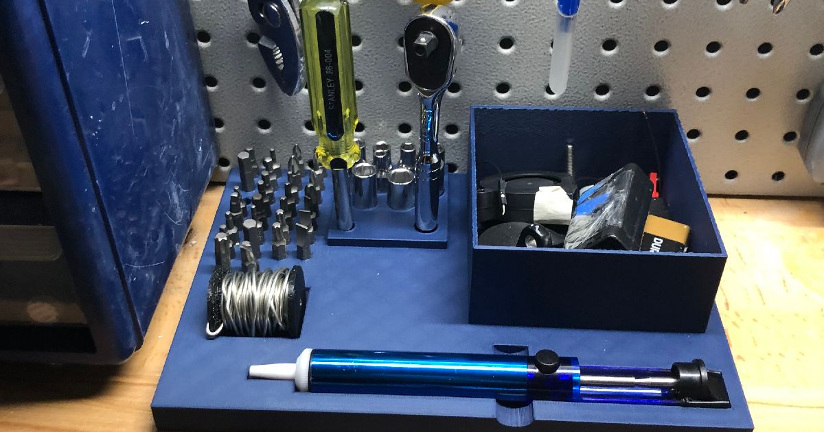 stanley tool kit holder and solder and solder sucker holder by oe123 ...