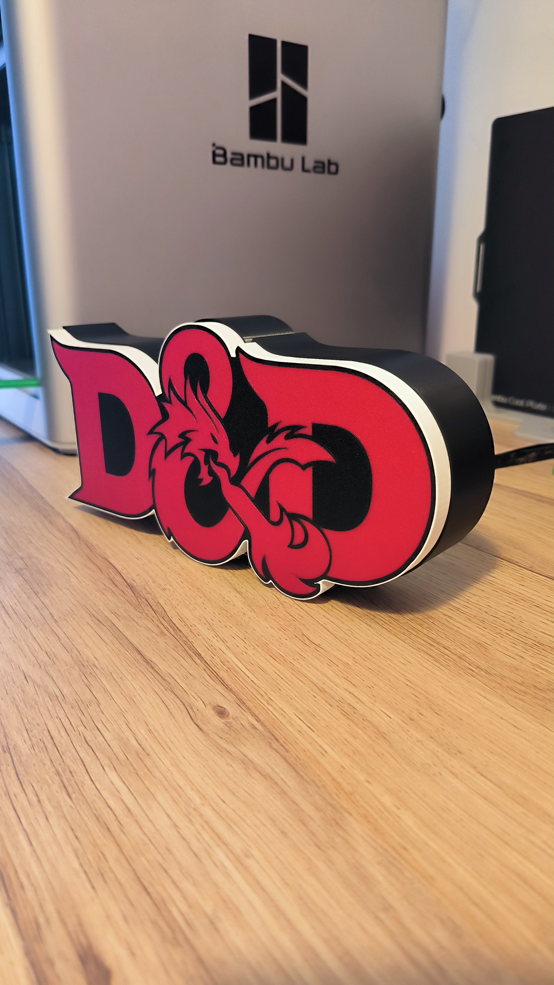 Dungeons and Dragons Lightbox - Led Lamp by Valda3D | Download free STL ...