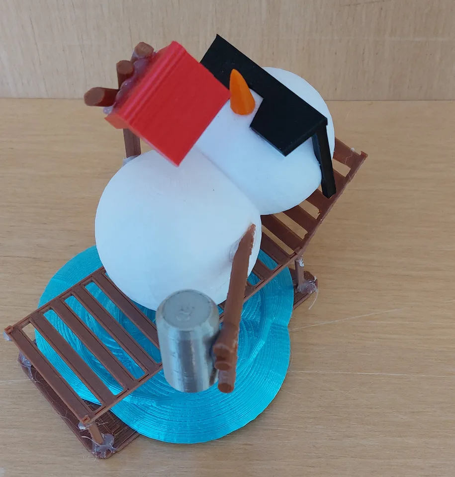 Beach Snowman By Pat Killian Download Free Stl Model