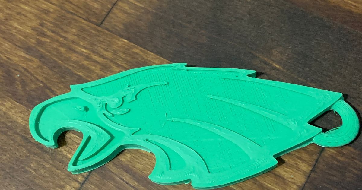 Philadelphia Eagles Keychain by SplendidMouse | Download free STL model ...