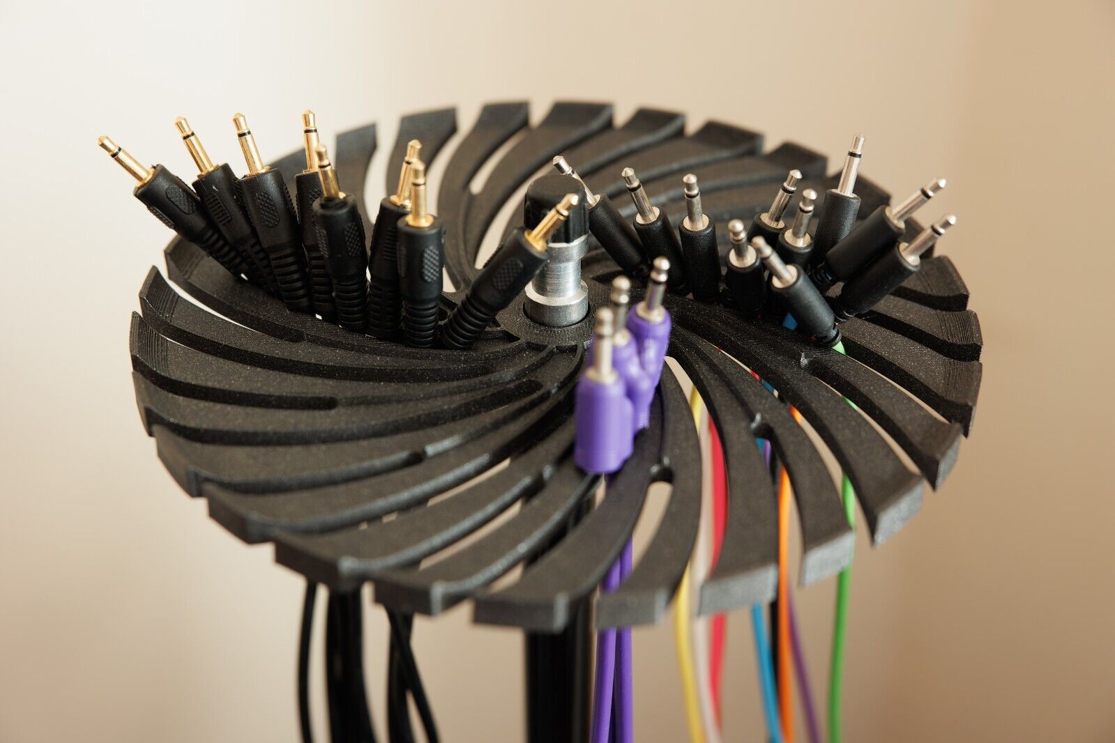 Event Horizon: Circular patch cable holder / hanger for eurorack ...