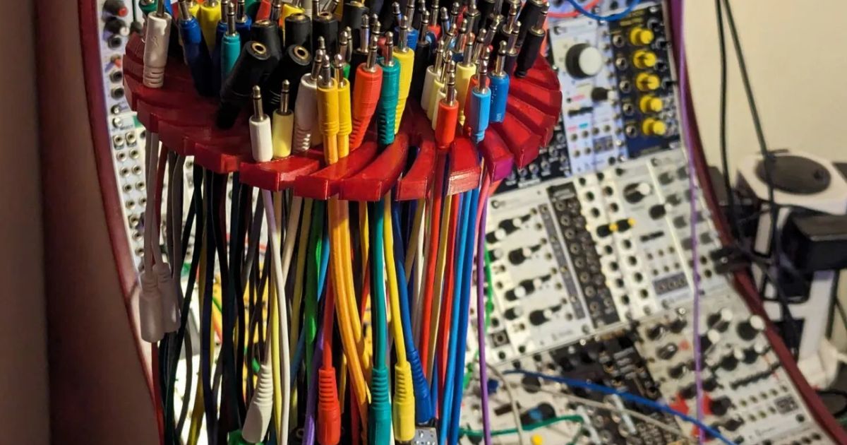 Event Horizon: Circular patch cable holder / hanger for eurorack ...