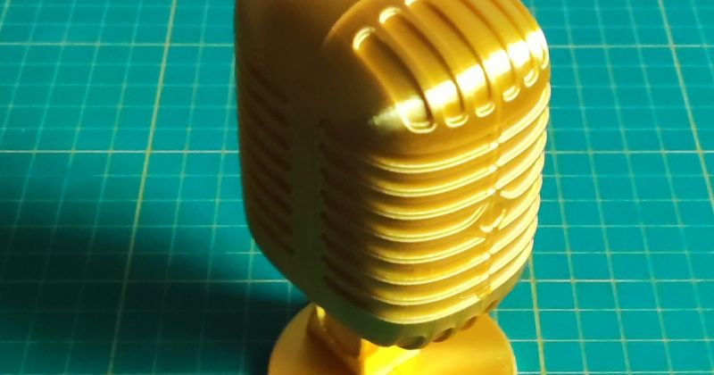 Retro microphone by 3DSistem | Download free STL model | Printables.com