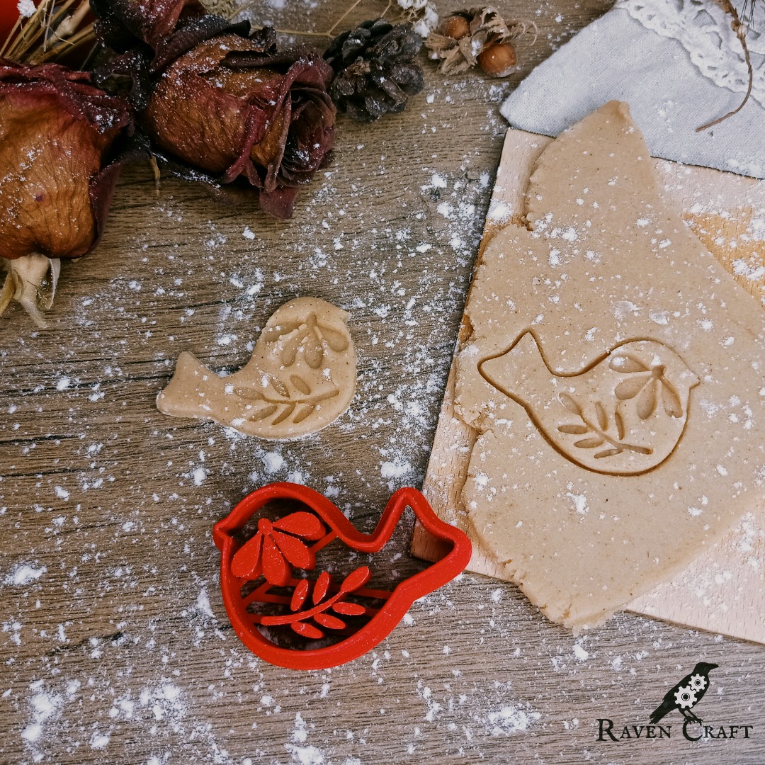 Bird Cookie Cutter by Raven Craft | Download free STL model ...