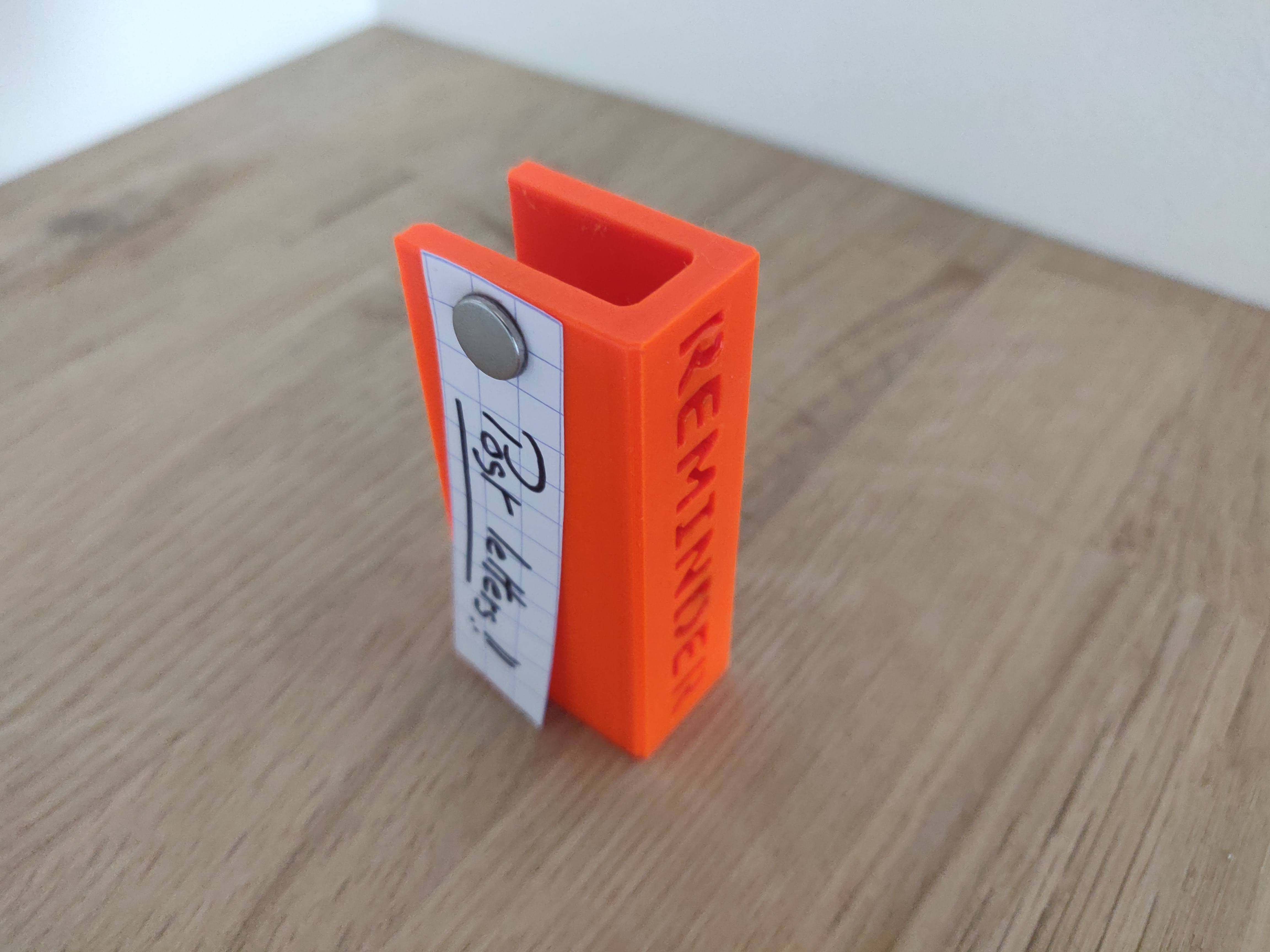 Door reminder by Referentiel | Download free STL model | Printables.com