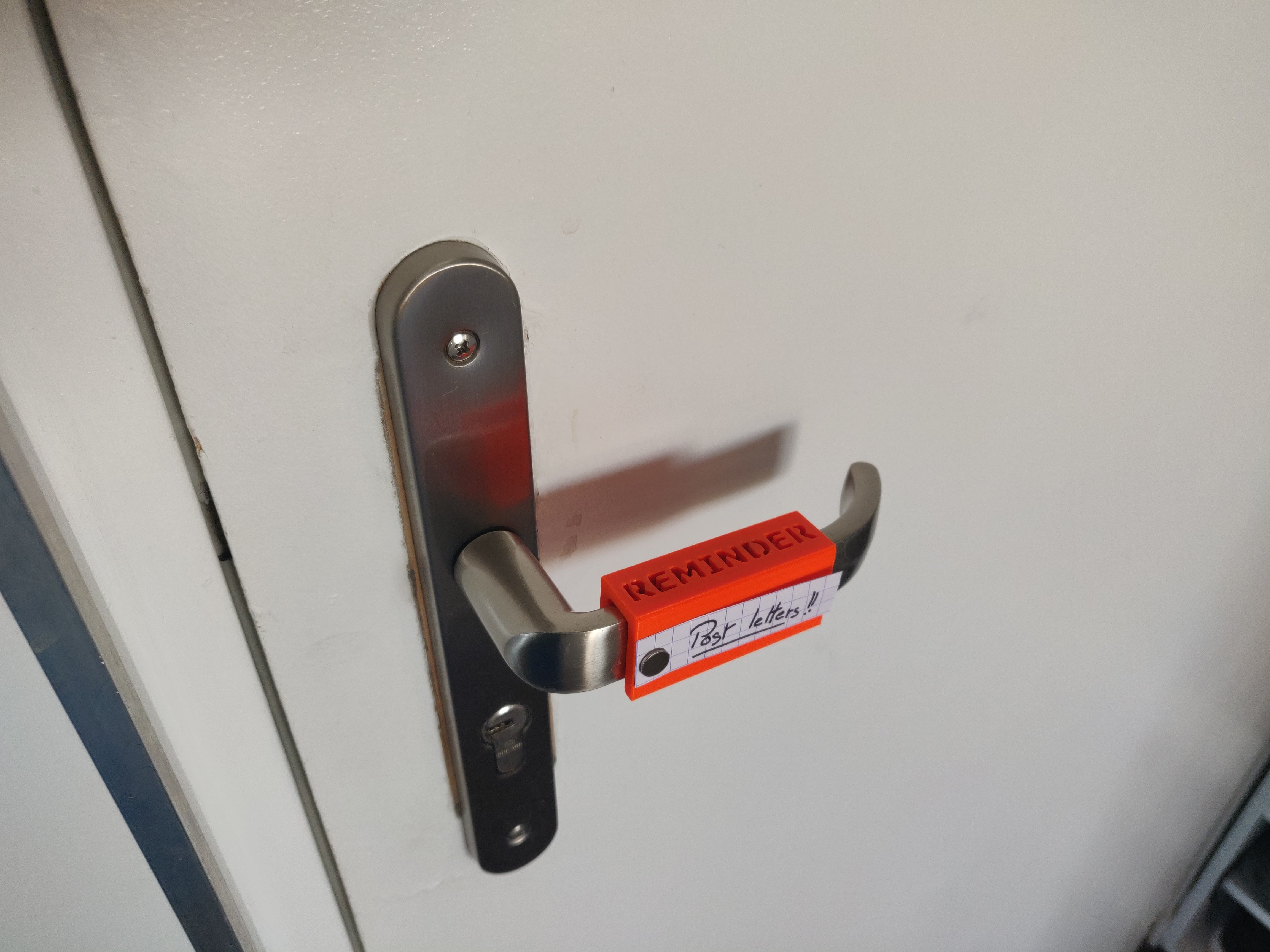 Door reminder by Referentiel | Download free STL model | Printables.com