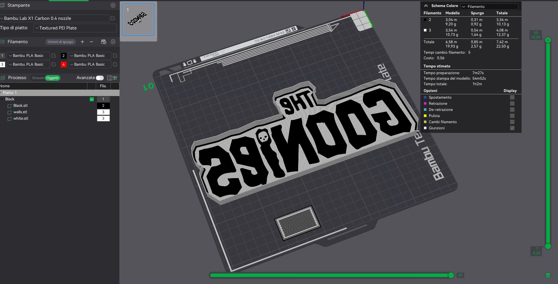 The Goonies Lightbox - Led Lamp by Valda3D | Download free STL model ...