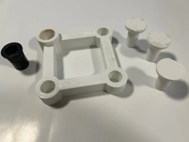 Dog Hole drilling jig for MFT Festool style multi function table by middleagedspread Download free STL model Printables