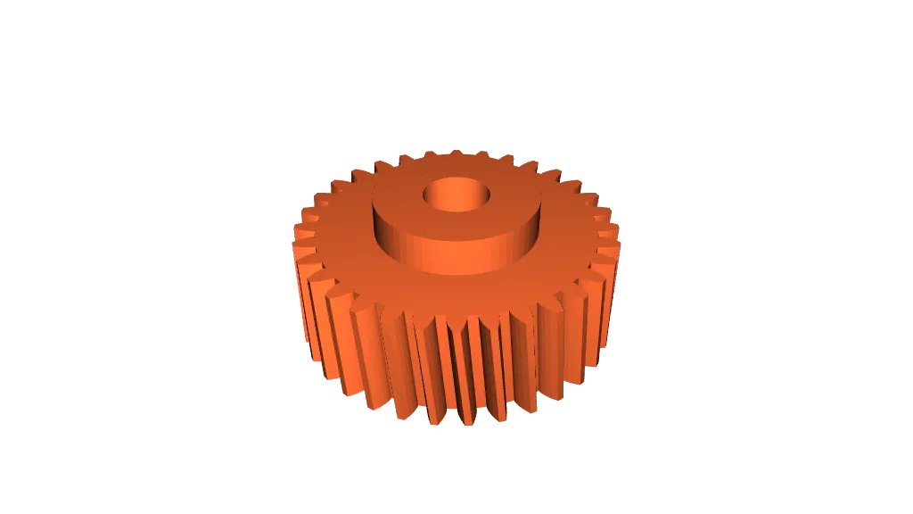 Helical Drive Gear for Garage Door by Jetpad | Download free STL model ...