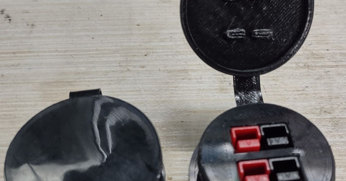 Anderson PowerPole Panel Mount Gasket and Cover by Greg Zapf | Download ...