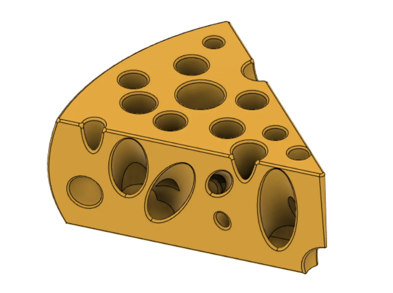 Cheese Pencils Holder by IM3D Lab | Download free STL model ...