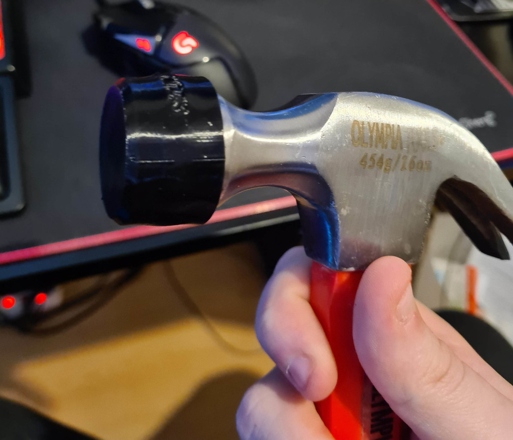 30mm Rubber Hammer Cap by obscuresausage | Download free STL model ...