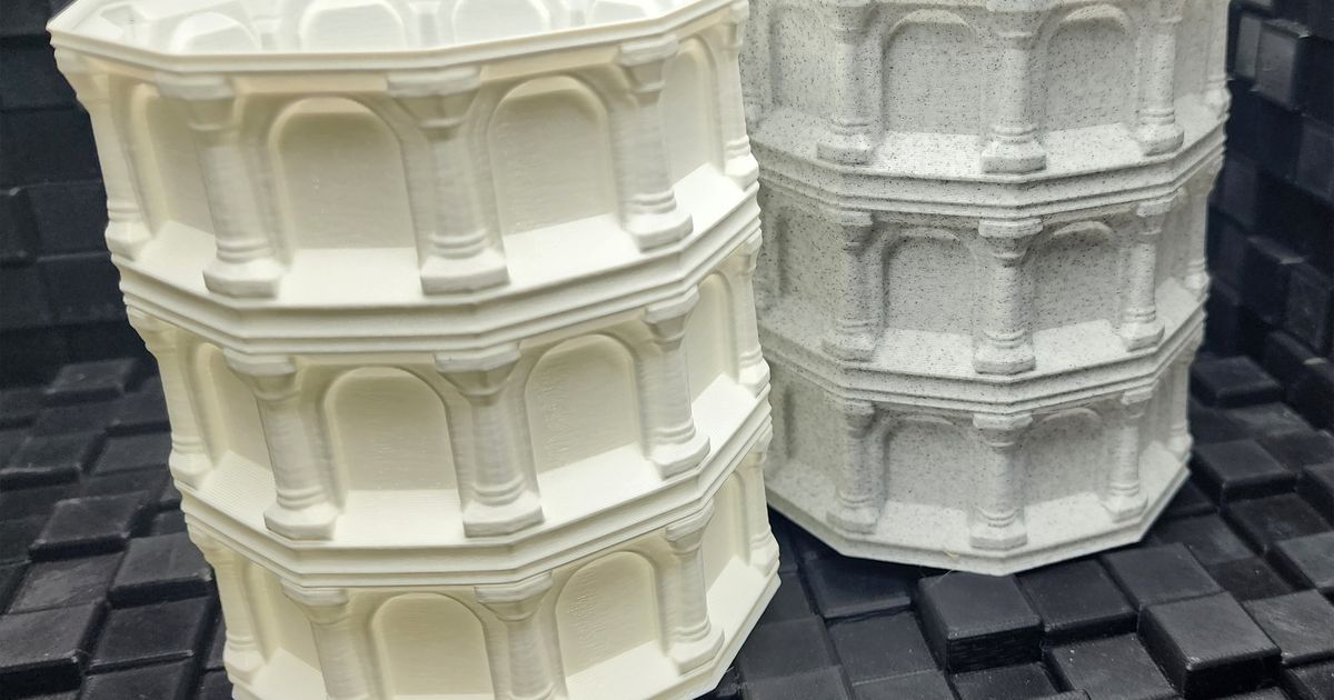 Gothic Arches Spiral Vase by Triple G Workshop | Download free STL ...